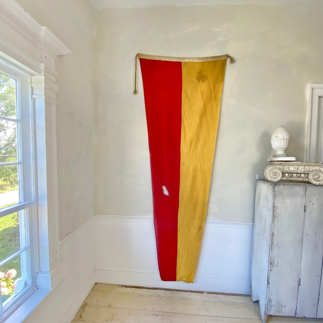 Vintage World War II Naval Flag Authentic WW2 Pennant "7" "seven ...