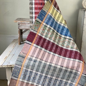 PER 1 YARD Vintage Rag Rug Stair Hall Table Runner European Carpet Rug ...