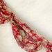 Red Indienne Festoon Valance Gorgeous French 19th Century Valance ...