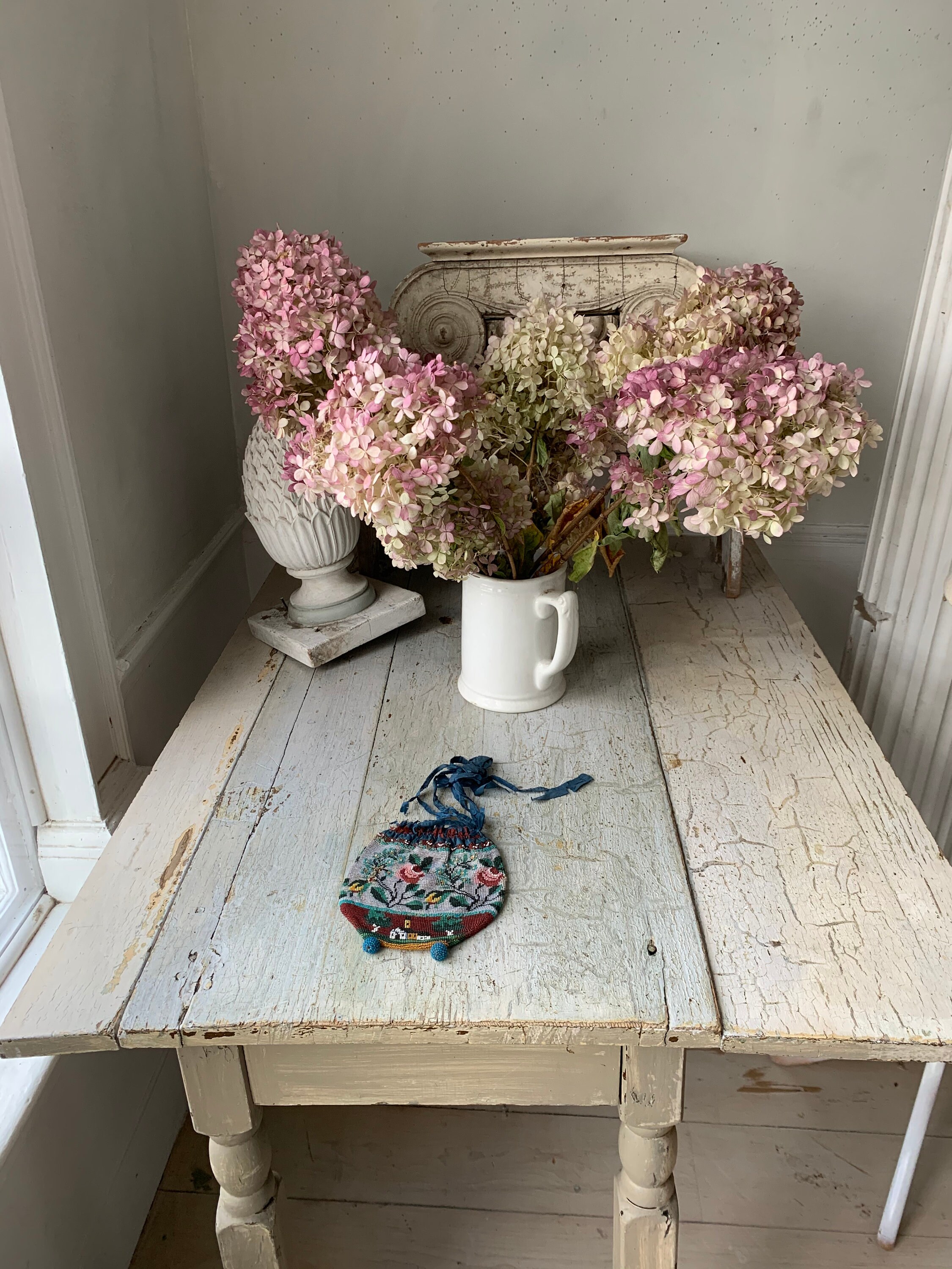 Microbead Micro Bead Purse Bag Pouch Antique French | Etsy