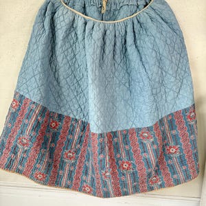 18th Century French Jupe Provencal Skirt Quilted Piquee Coastal Home ...