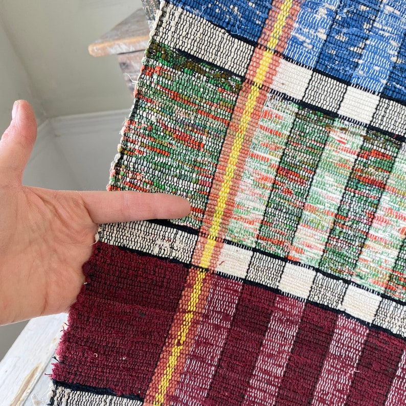 PER 1 YARD Vintage Rag Rug Stair Hall Table Runner European - Etsy