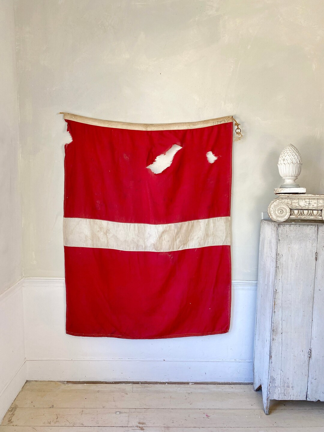 Vintage World War II Naval Flag Authentic WW2 "7" "seven" Meaning the ...