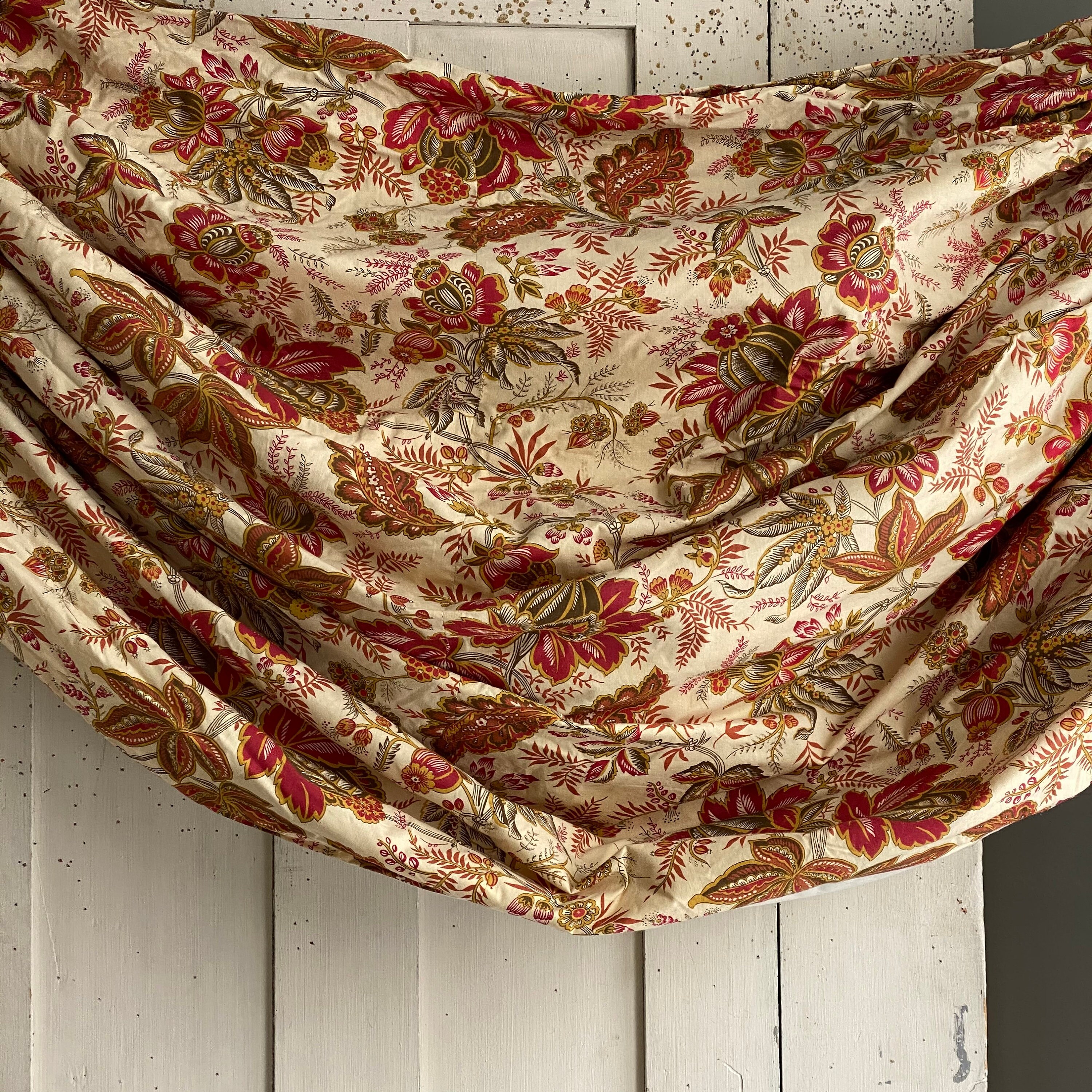 Vintage French Festoon Indienne Cotton Textile Eco-friendly - Etsy
