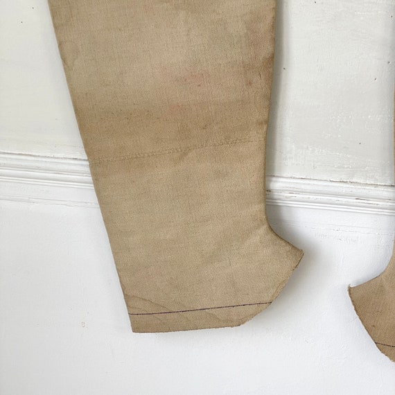 Blacksmith chaps French work wear Antique Vintage pan… - Gem