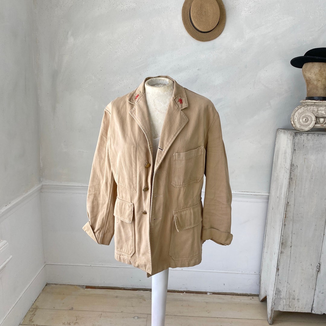 POSTAL Postman's Jacket Vintage French Workwear Work Wear Chore Postal ...