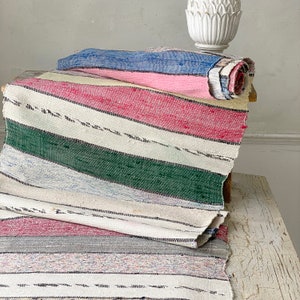 Vintage Rag Rug Vintage Stair Runner European Hand Woven Colorful ...