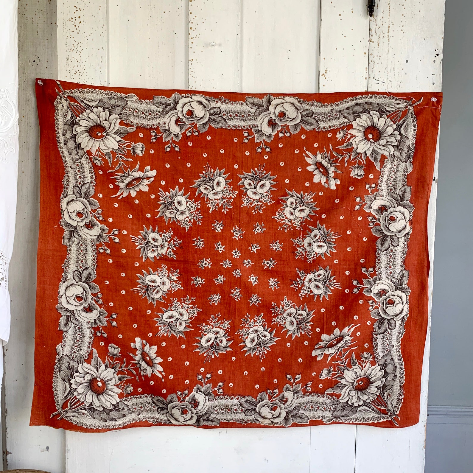 33 X 28 STUNNING Antique French Fichu Scarf Antique Clothing - Etsy