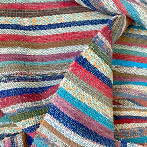 6.83 Yards Vintage Rag Rug Stair Hall Table Runner European Carpet Rug ...