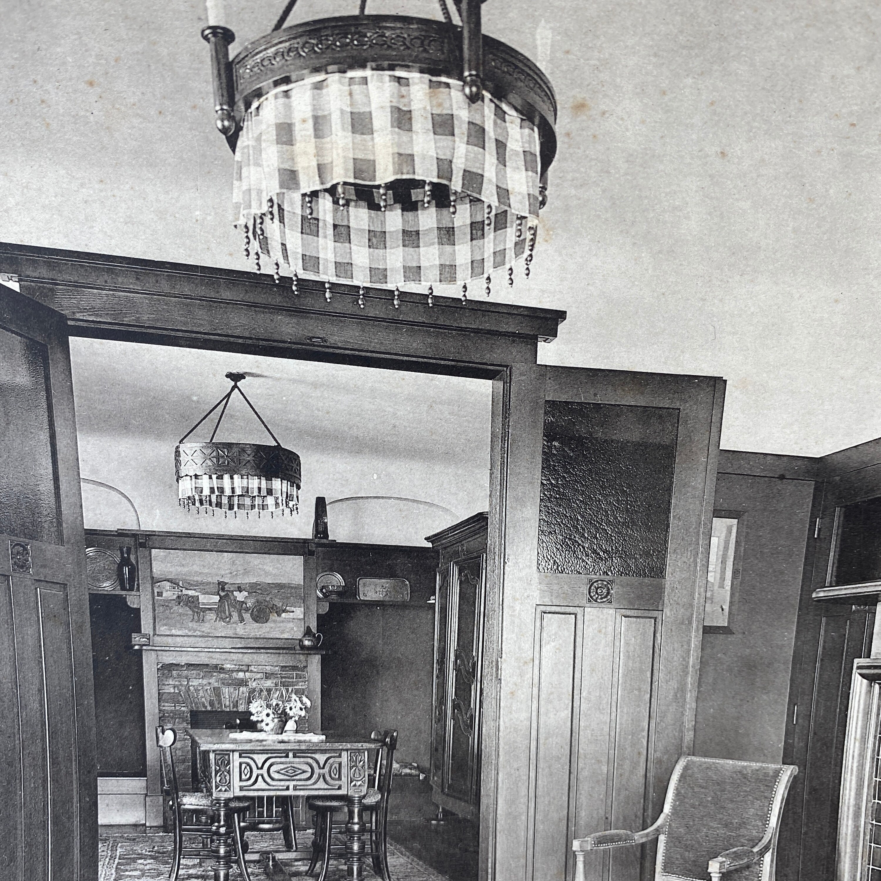 Antique French Interior Design Image for Framing 1930's 30's Thirties ...