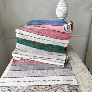 Vintage Rag Rug Vintage Stair Runner European Hand Woven Colorful ...