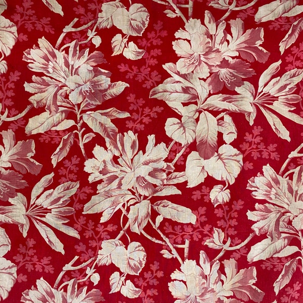 Large Scale Botanical Fabric - Etsy