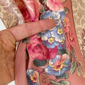 1930 Pink Antique / Vintage Fabric Heavy Weight Upholstery Fabric ...