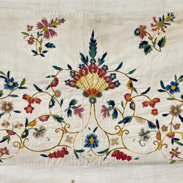 18th Century Embroidery Antique - Etsy
