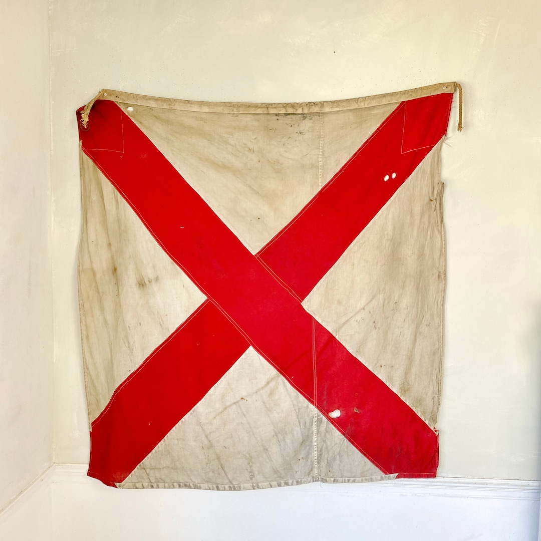 Vintage World War II Naval Flag Authentic WW2 "v" "victor" Meaning the ...