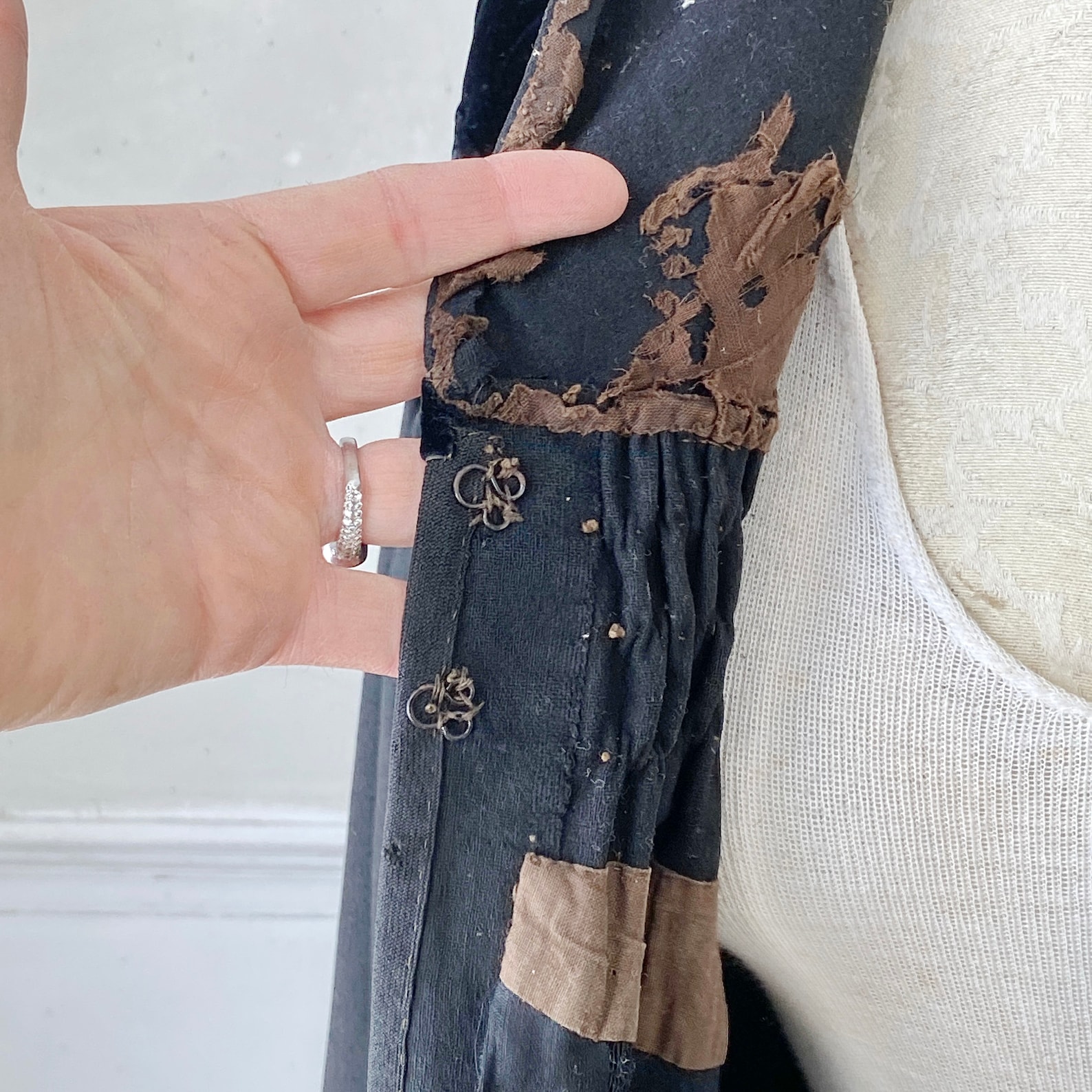 Antique Judge's Cloak Cape French Black Wool Victorian Coat Long ...