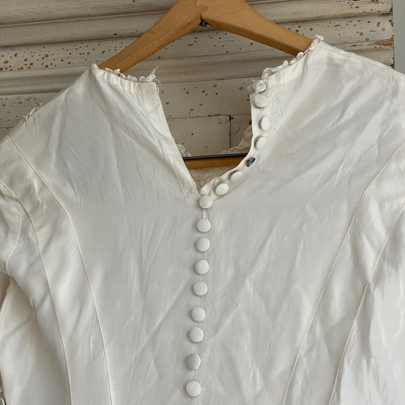 Wedding Dress Silk French 28 Inch Waist Small - Etsy