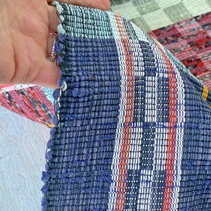 PER 1 YARD Vintage Rag Rug Stair Hall Table Runner European Carpet Rug ...