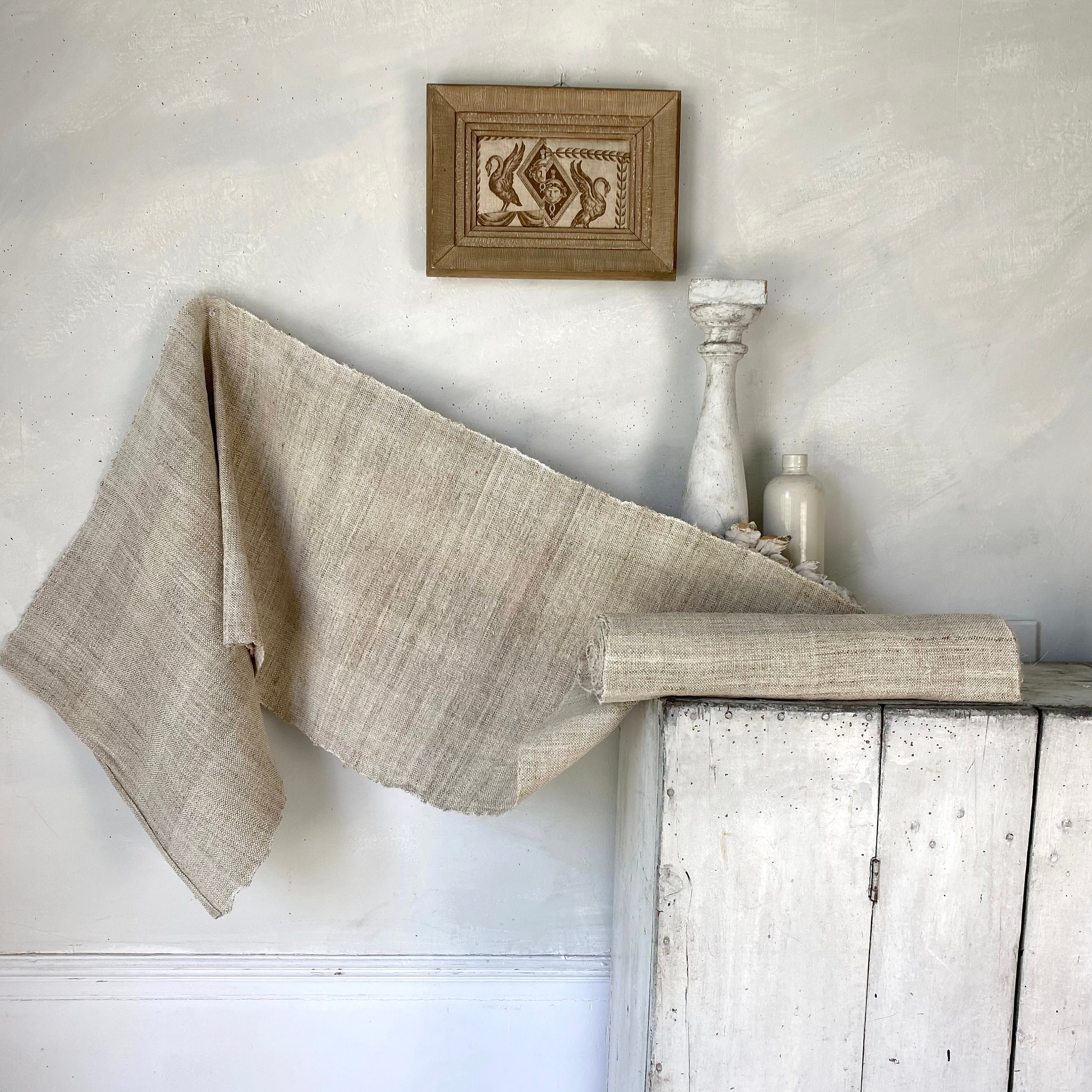 Fustian Rustic Primitive Nubby Hand Woven Homespun Fabric - Etsy