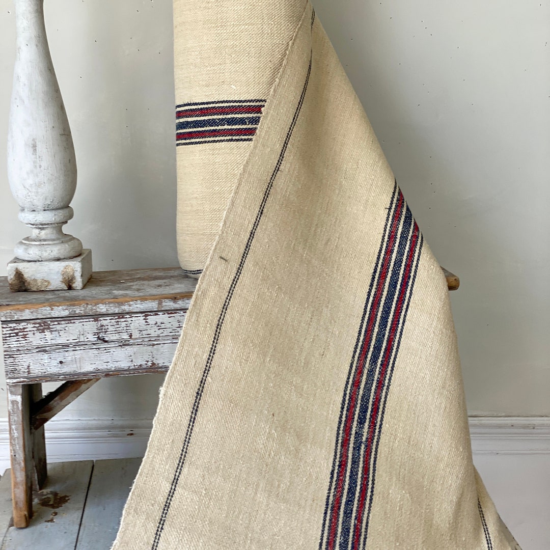 Cottagecore Organic Stair / Table Runner Hemp Grain Sack - Etsy