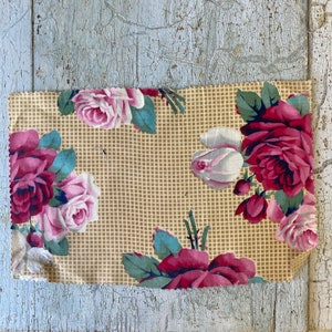 French Fabric Vintage Sample Page Art Deco 1920's Antique Material ...