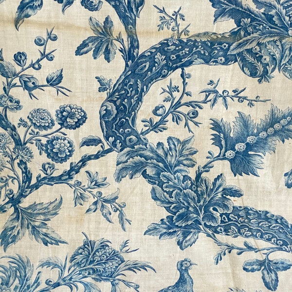 English Toile Fabric - Etsy