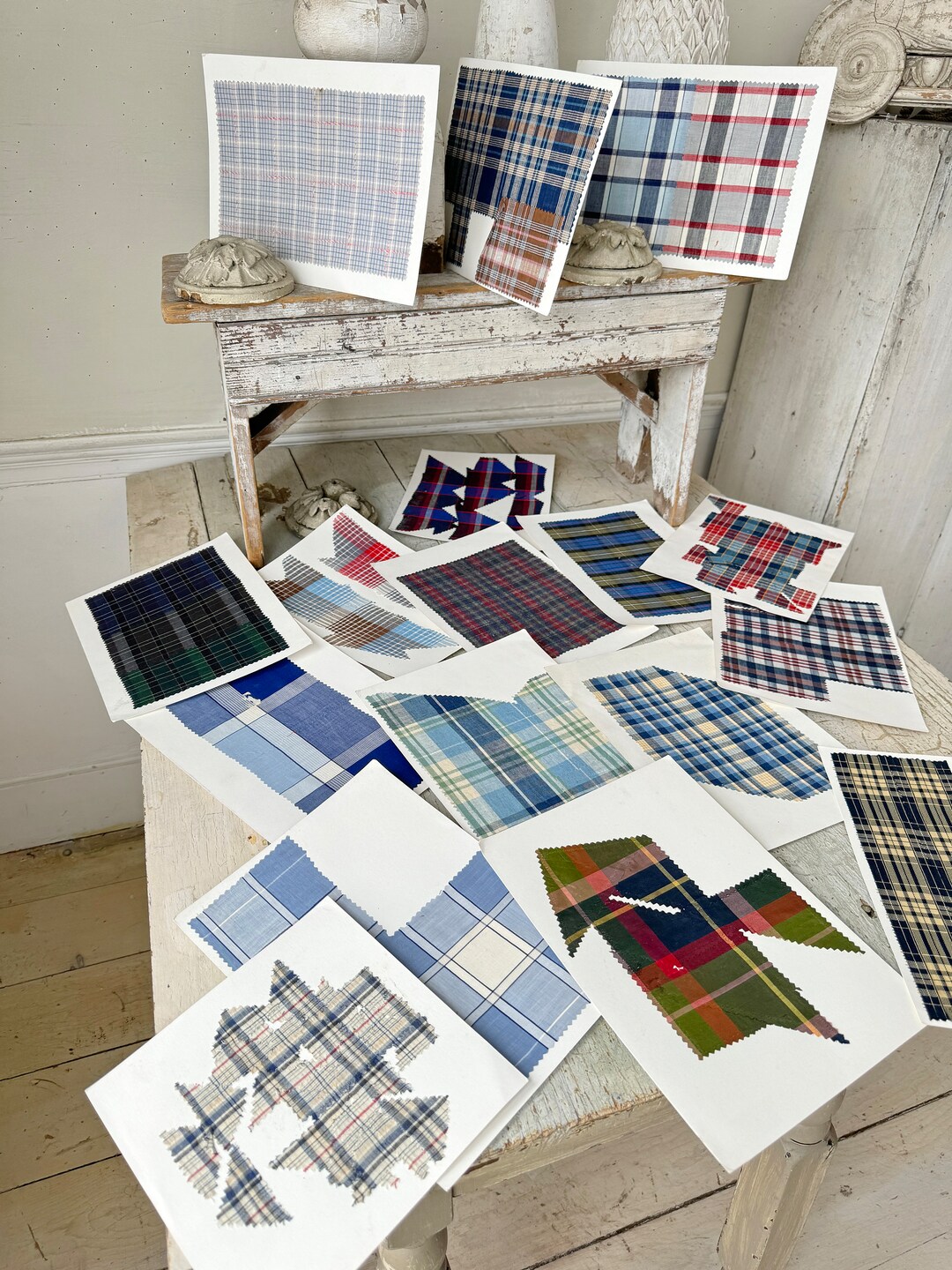 17 INSPIRATION Board / Patchwork Patches French Fabric Samples 1700's ...