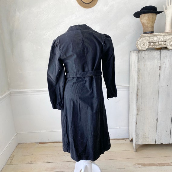 Vintage French Woman's Duster Jacket 1950s Wool Cotto… - Gem