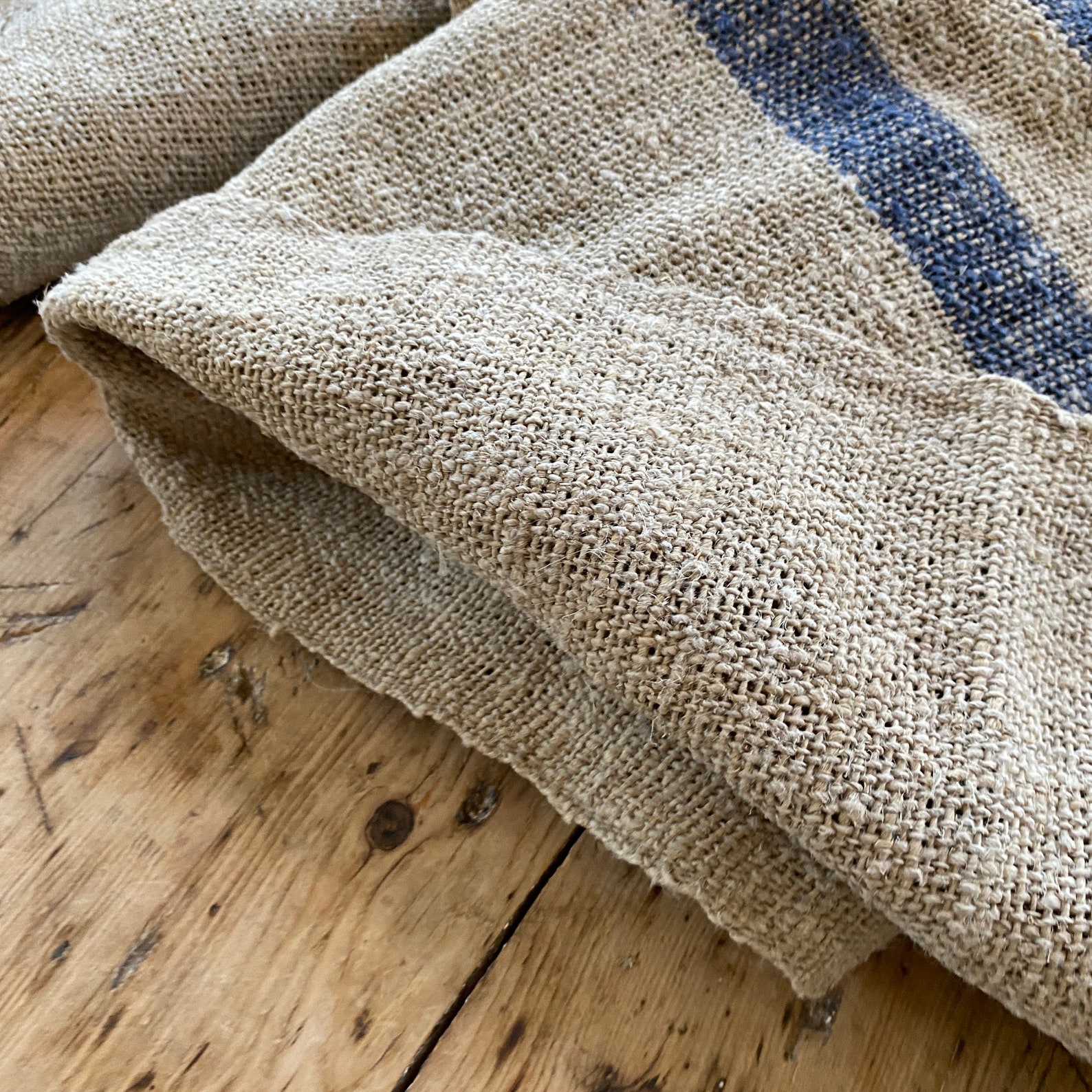 Antique Hemp Table Stair Runner Textile by Yard European Fabric ...