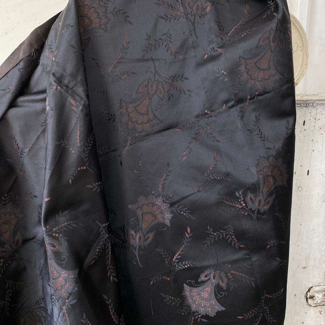 Gorgeous Antique Victorian Silk Damask Dress Fabric French - Etsy