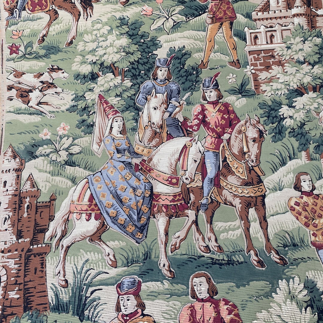C1900 Wallpaper Medieval Design Antique French Design Decorative Paper ...