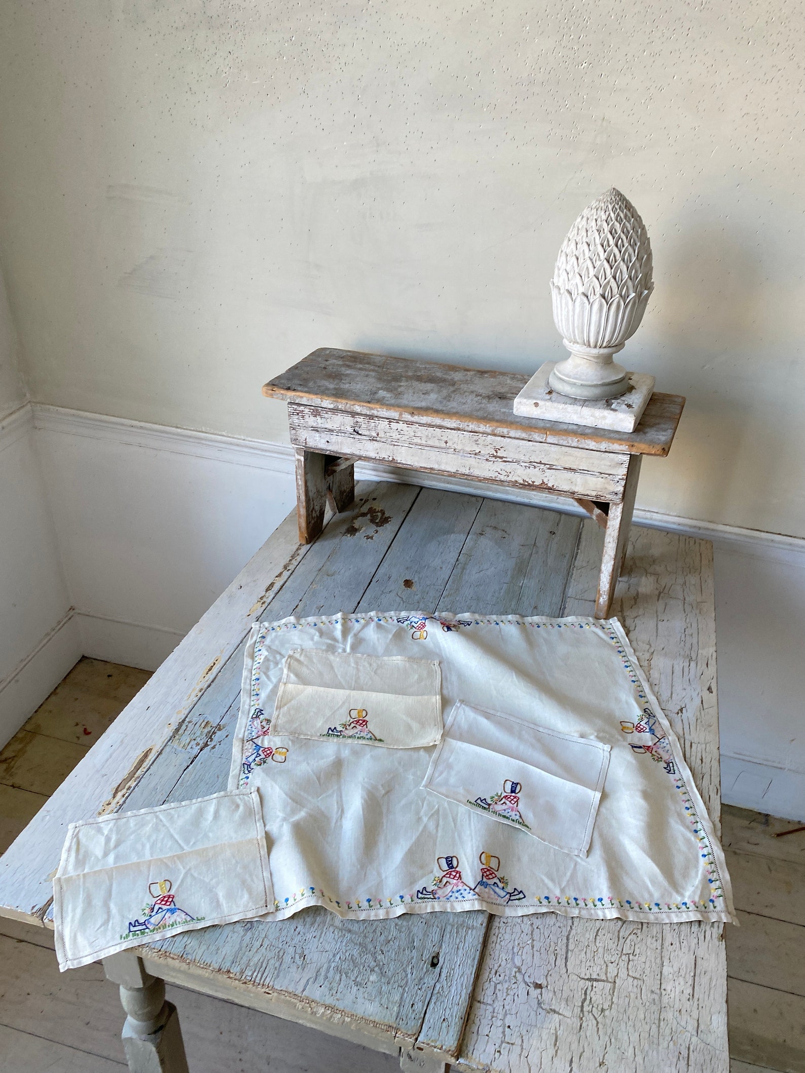 Blue Toile French Vintage Cotton Project Bundle for Sewing Projects ...