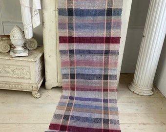 Vintage Rag Rug Vintage Stair Runner European Hand Woven | Etsy