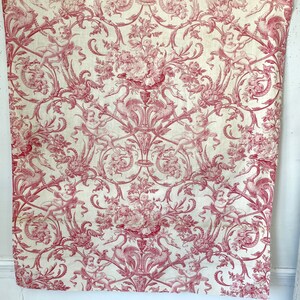 Grotesque Fabric Material Antique French Brown Design 1880 - Etsy