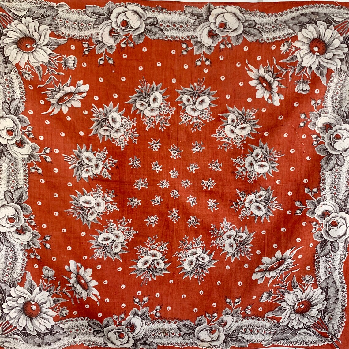 33 X 28 STUNNING Antique French Fichu Scarf Antique Clothing - Etsy