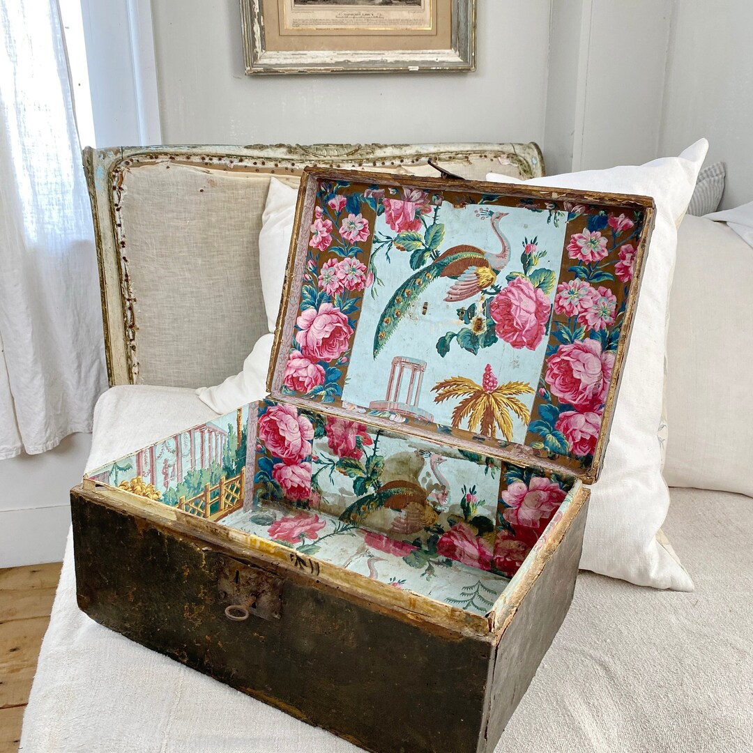 Antique French Zuber & Cie Wallpaper Box 18th Century Box 19th Century ...
