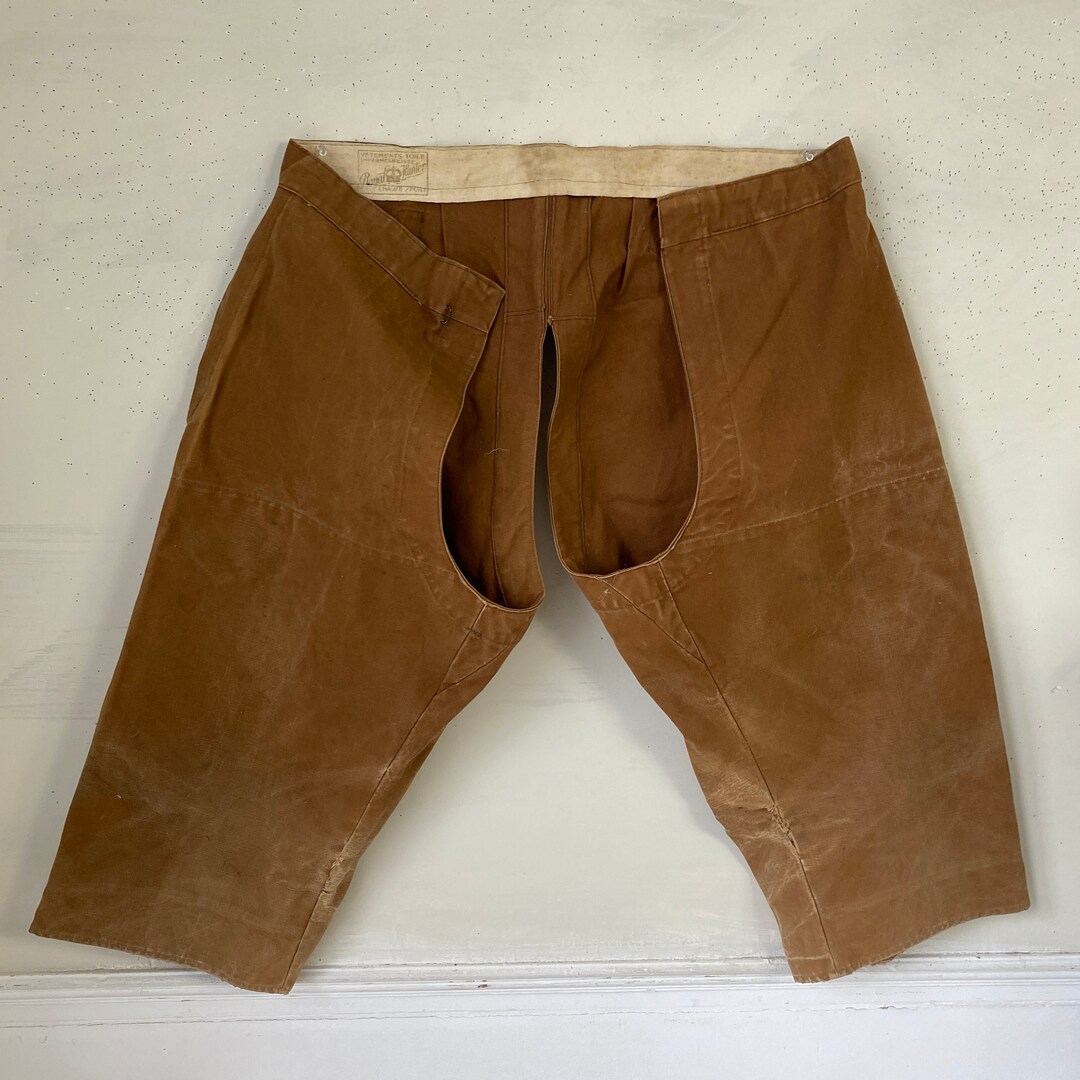 French Vintage Hunting Chaps 1930s Work Wear Historic Chore Wear 38 ...