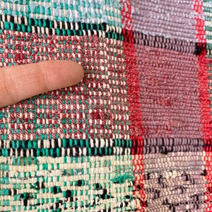 PER 1 YARD Vintage Rag Rug Stair Hall Table Runner European Carpet Rug ...