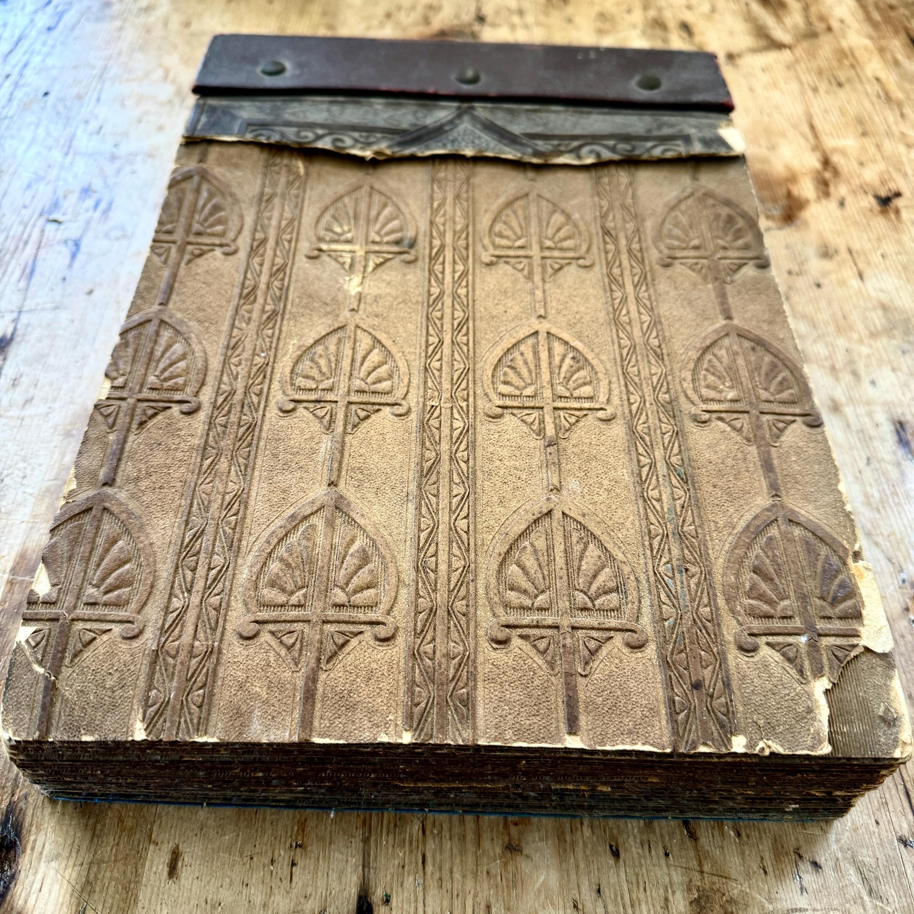 IMPORTANT French Old TEXTURED EMBOSSED Wallpaper Sample Swatch Book ...