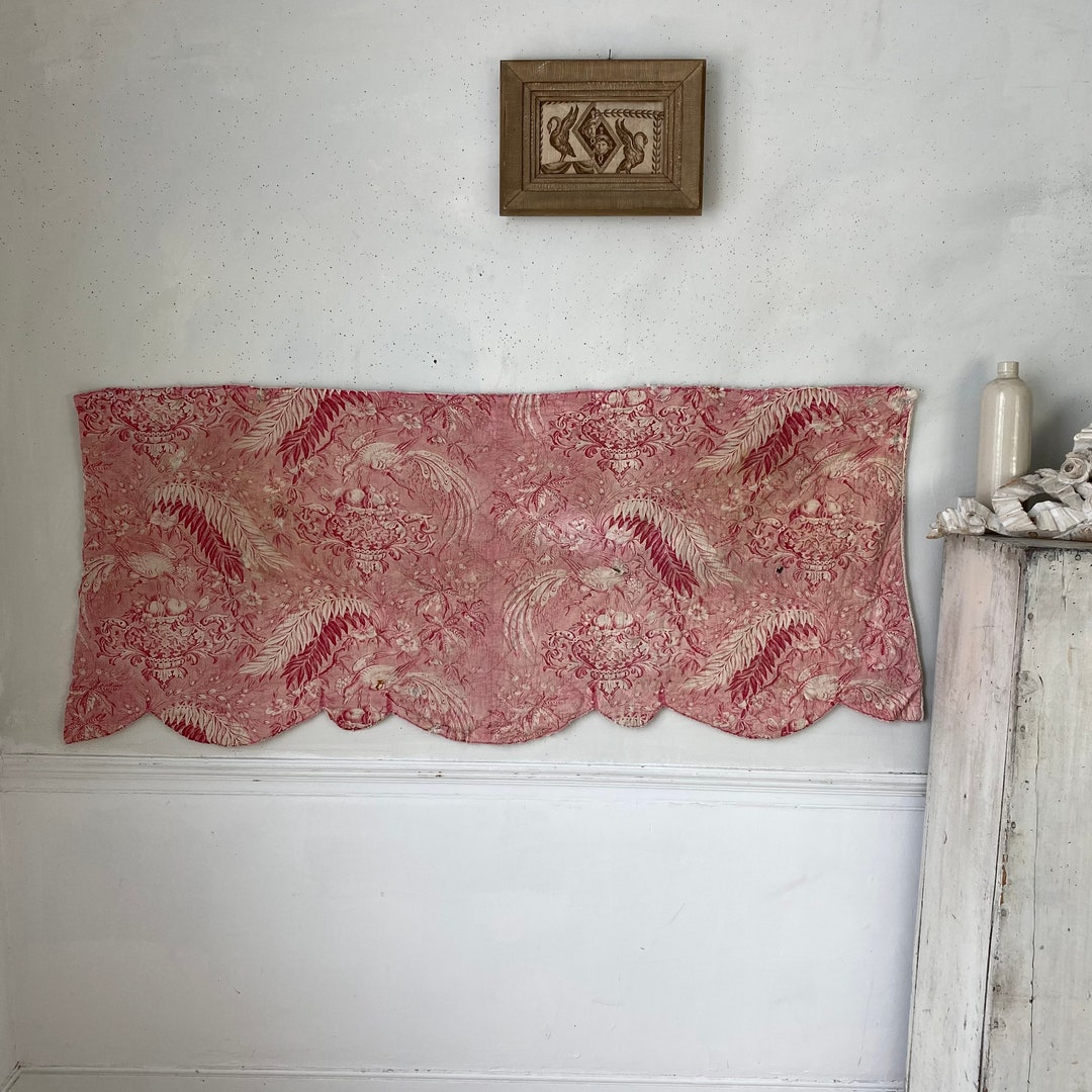 2 Patterns !!! A Must See ~ Antique French Toile Alsace Bedding Textile ...