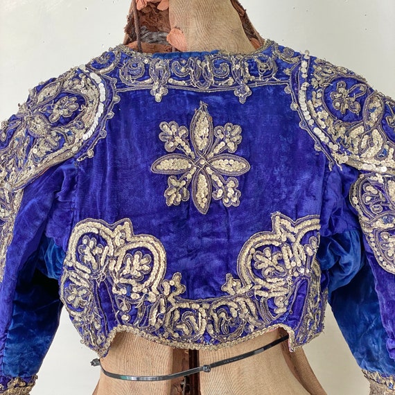 Antique Royal Blue Opera Costume San Carlo Opera Comp… - Gem