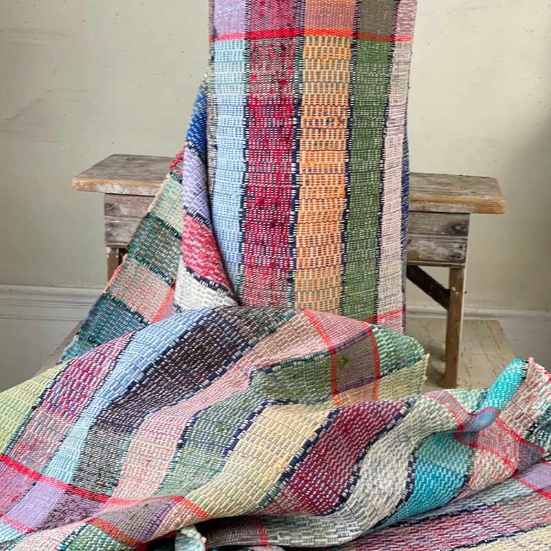 Rag Rug Runner - Etsy