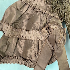 Silk Taffeta Antique French Bodice Victorian Fashion Style Woman's ...