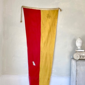 Vintage World War II Naval Flag Authentic WW2 Pennant "7" "seven ...