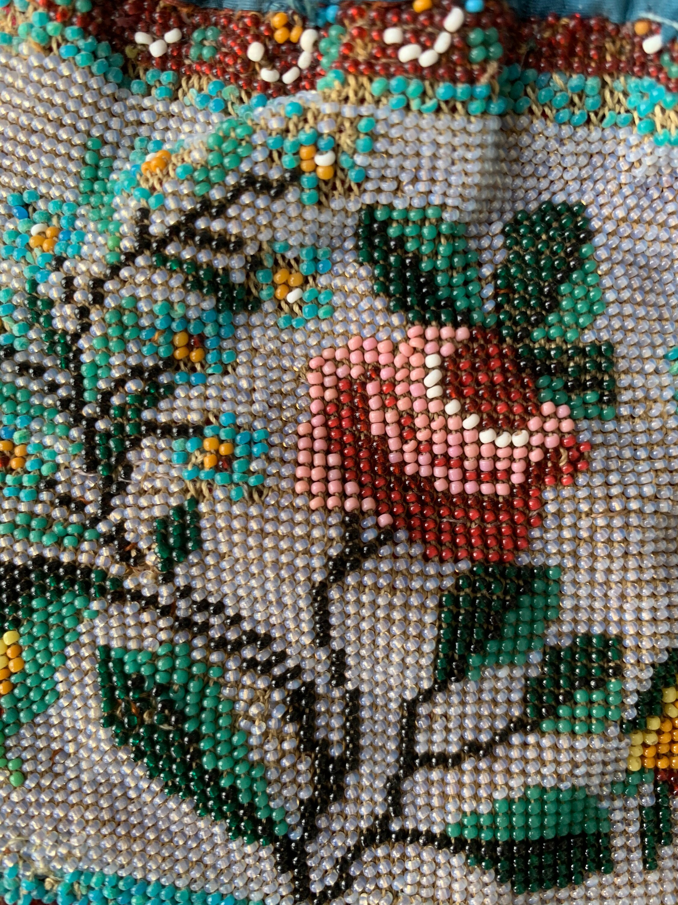 Microbead Micro Bead Purse Bag Pouch Antique French | Etsy