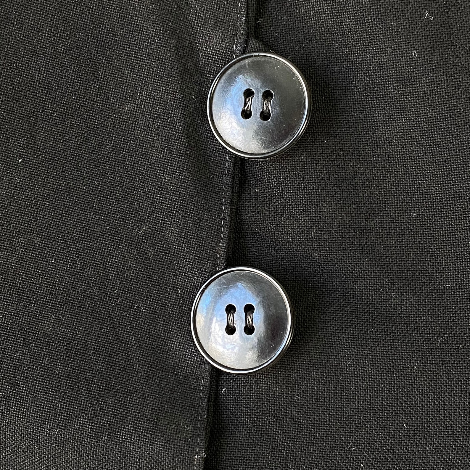 Black Button up Jacket French Coat Pieced Lining Jacket 1900 - Etsy