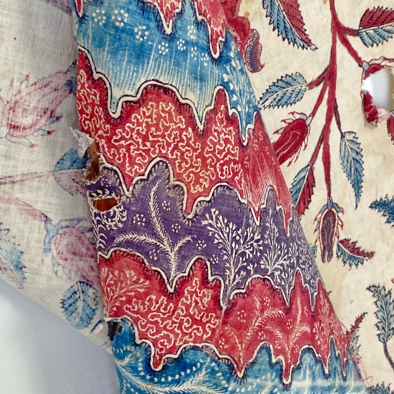 Antique Indian Palampore Chintz Painted 18th for European - Etsy