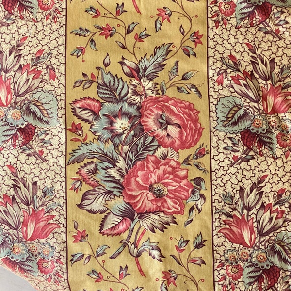 Floral Chintz Fabric - Etsy