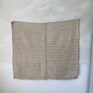 Farmhouse Rustic Textile Antique Hand Woven Linen French Country ...