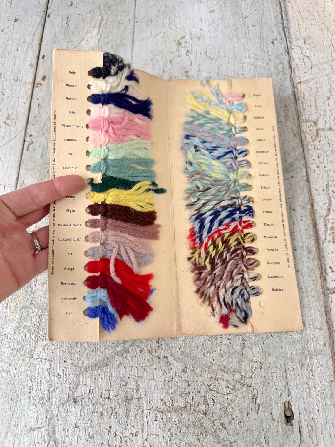 1915 Antique Yarn Wool Knitting French Sample Book Historical Booklet ...